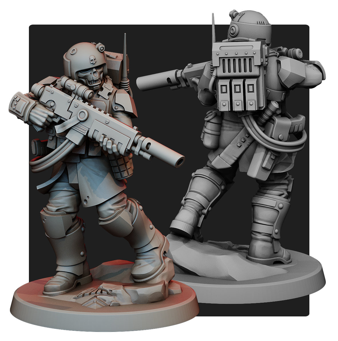 Imperial Stormtroopers 3D Printed Resin Miniature by Red - Etsy
