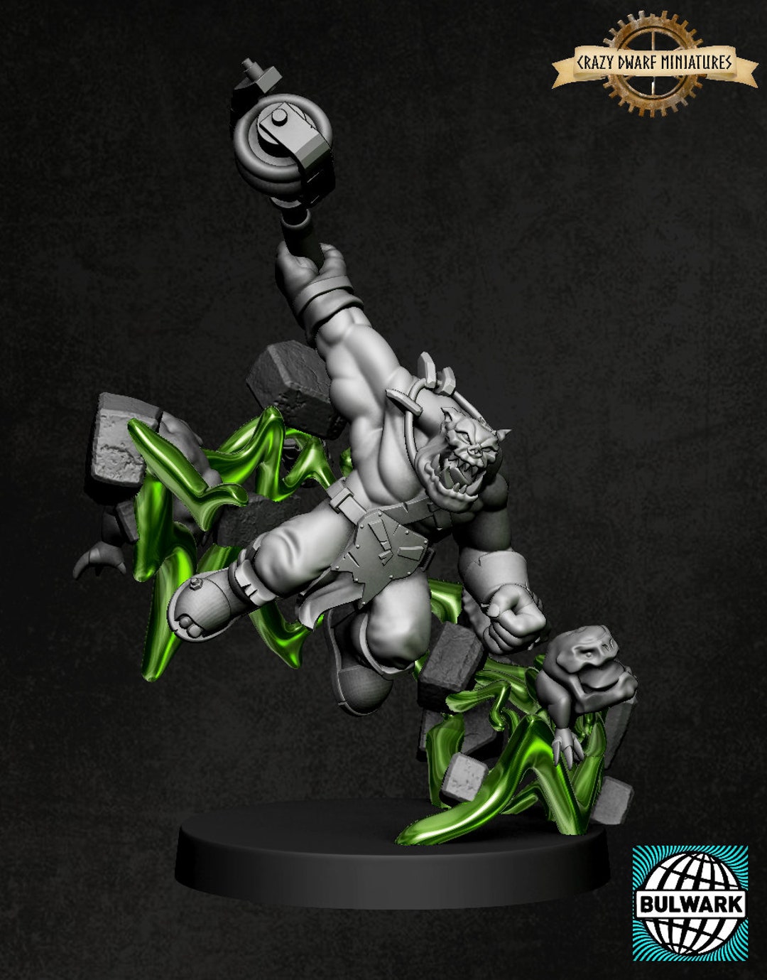 Weird Ork | Ork Weird Psyker | 3D Printed Resin Miniature | by Bulwark ...