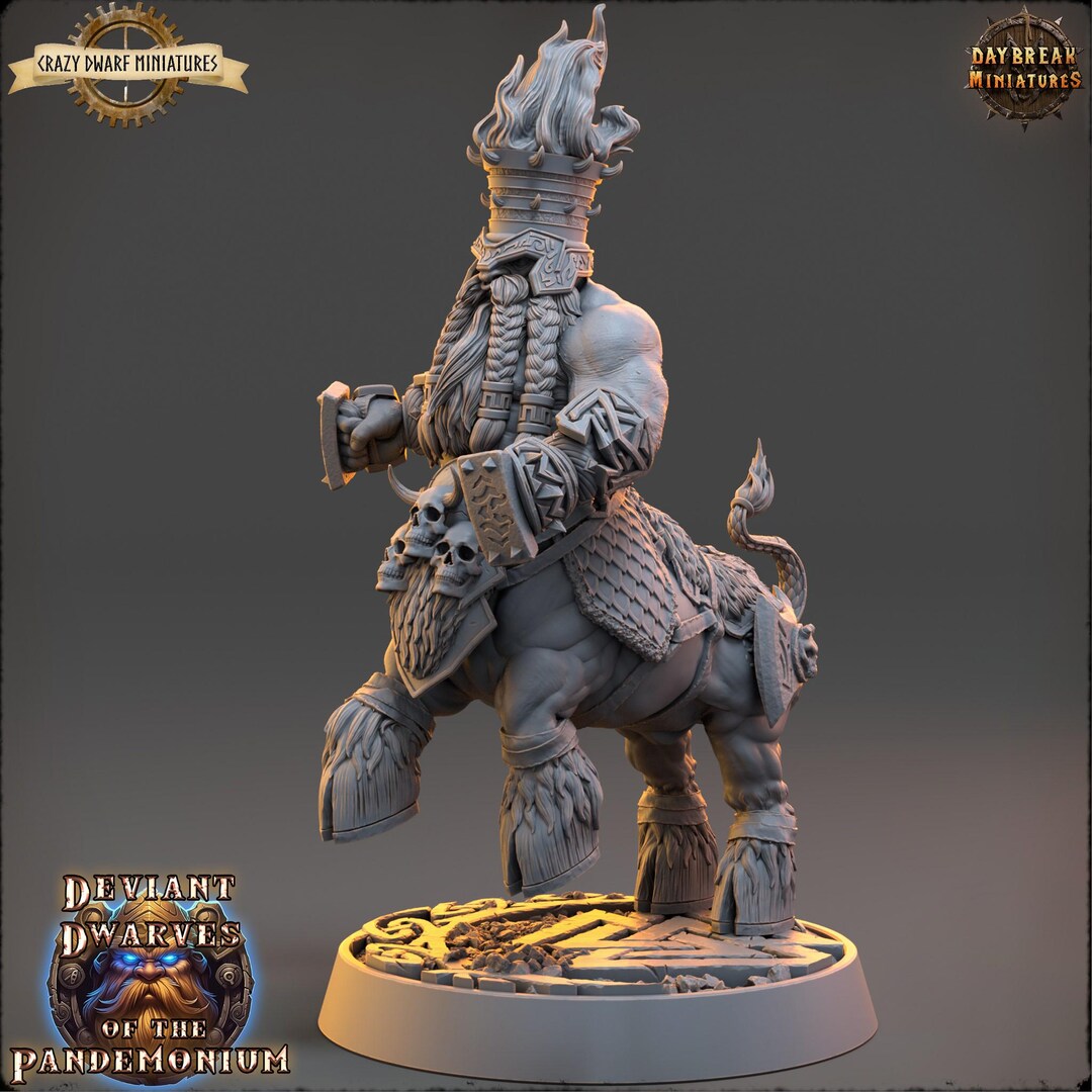 D&D Dwarf Centaur Monk, Barbarian | Dungeons and Dragons | Styrlong the ...