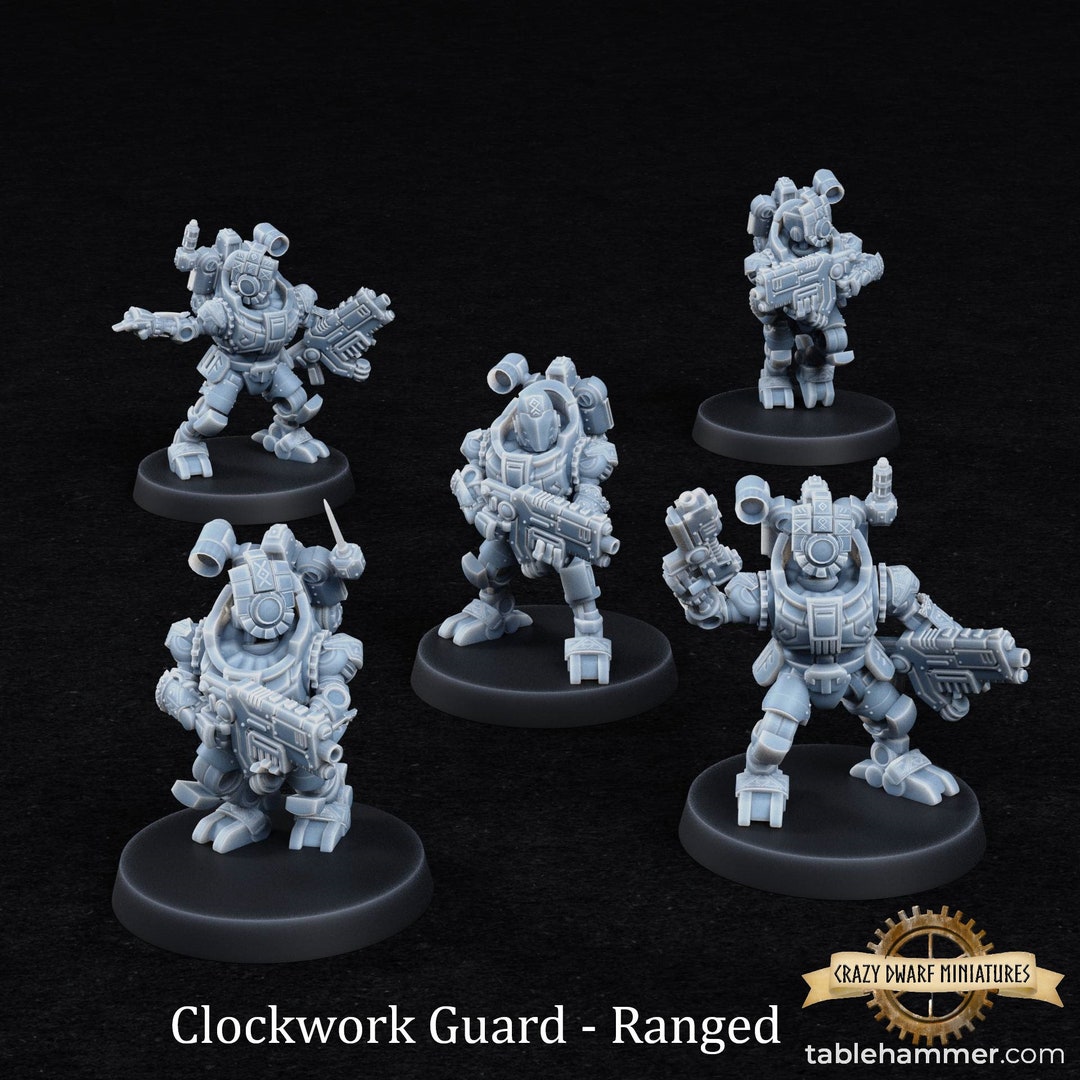 Dwarf Clockwork Ancestors | Federation of Tyr | 3D Printed Resin ...