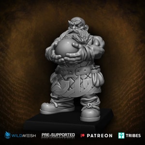 Runic Cannon | Fantasy Dwarfs | 3D Printed Resin Miniature | by Den of ...