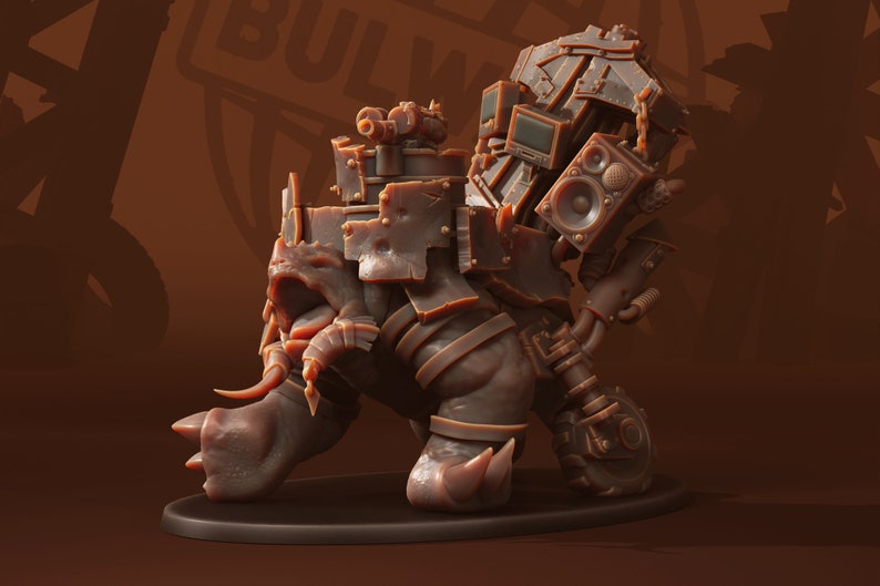 Scrap Crawler Ork Mega Squig 3D Printed Resin Miniature - Etsy