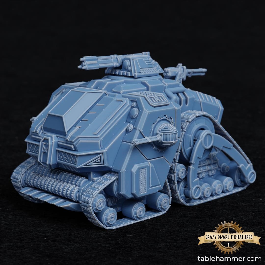 Dwarf Buffalo - Fortified Combat Tank | Federation of Tyr | 3D Printed ...