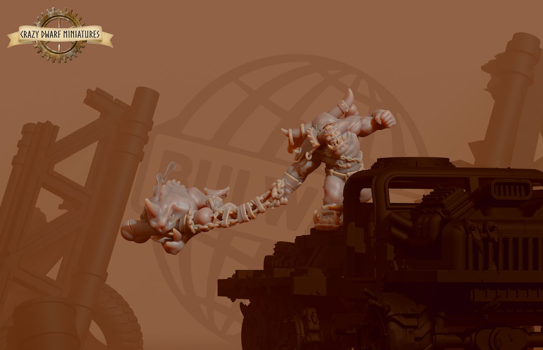 Ork Boss | Dog N Bone Wrecking Ball | Ork Vehicle Upgrade | 3D Printed ...