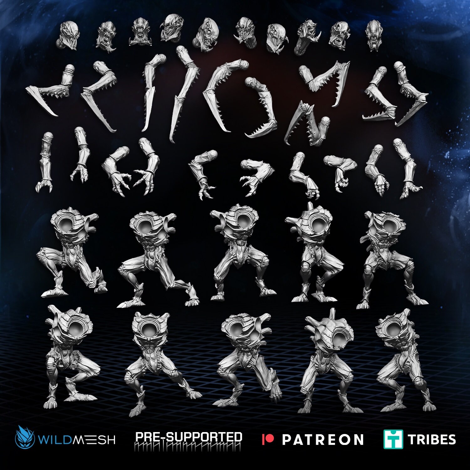 Hive Abductors Alien Hive 3D Printed Resin Miniature by - Etsy UK