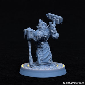 Dwarf Hammer Priest | Federation of Tyr | 3D Printed Resin Miniature ...