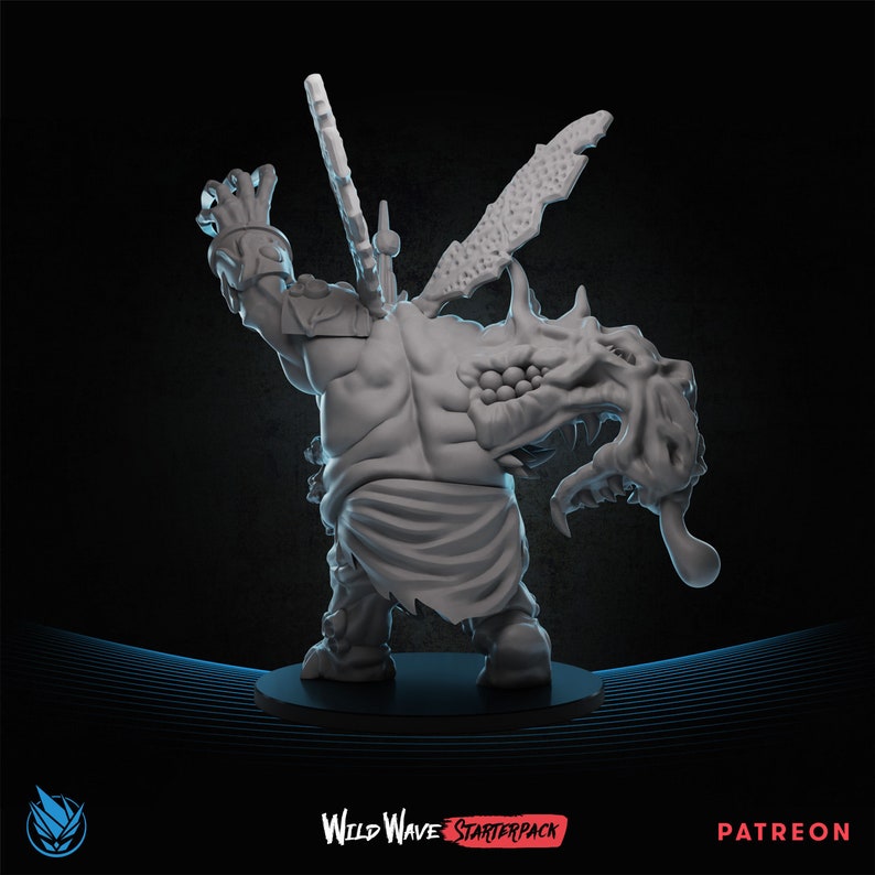 Demon of Rot Mutated Lord of Flies 3D Printed Resin - Etsy