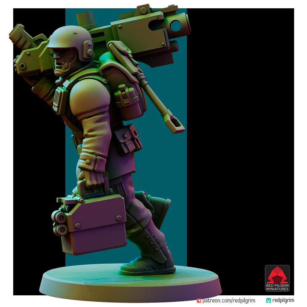 Shock Troopers Reinforcement Squad | Imperial Empire | Resin Miniatures ...