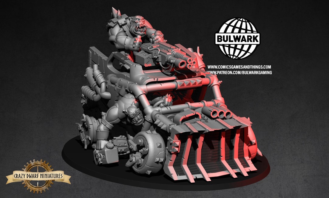Dakka Machine | Ork Dragster Buggy | Ork Vehicle | 3D Printed Resin ...