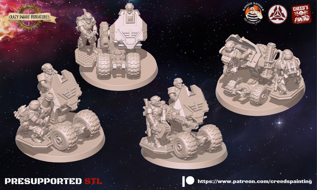 Raidho Heavy Weapons Team | Rundsgaard | 3D Printed Resin Miniature ...