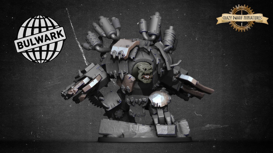 Grand Ork Warboss | Space Orks | 3D Printed Resin Miniature | by ...