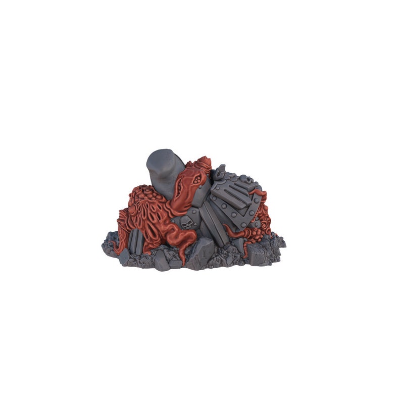 Infested Templar Statue's Sci-fi Terrain 3D Printed - Etsy