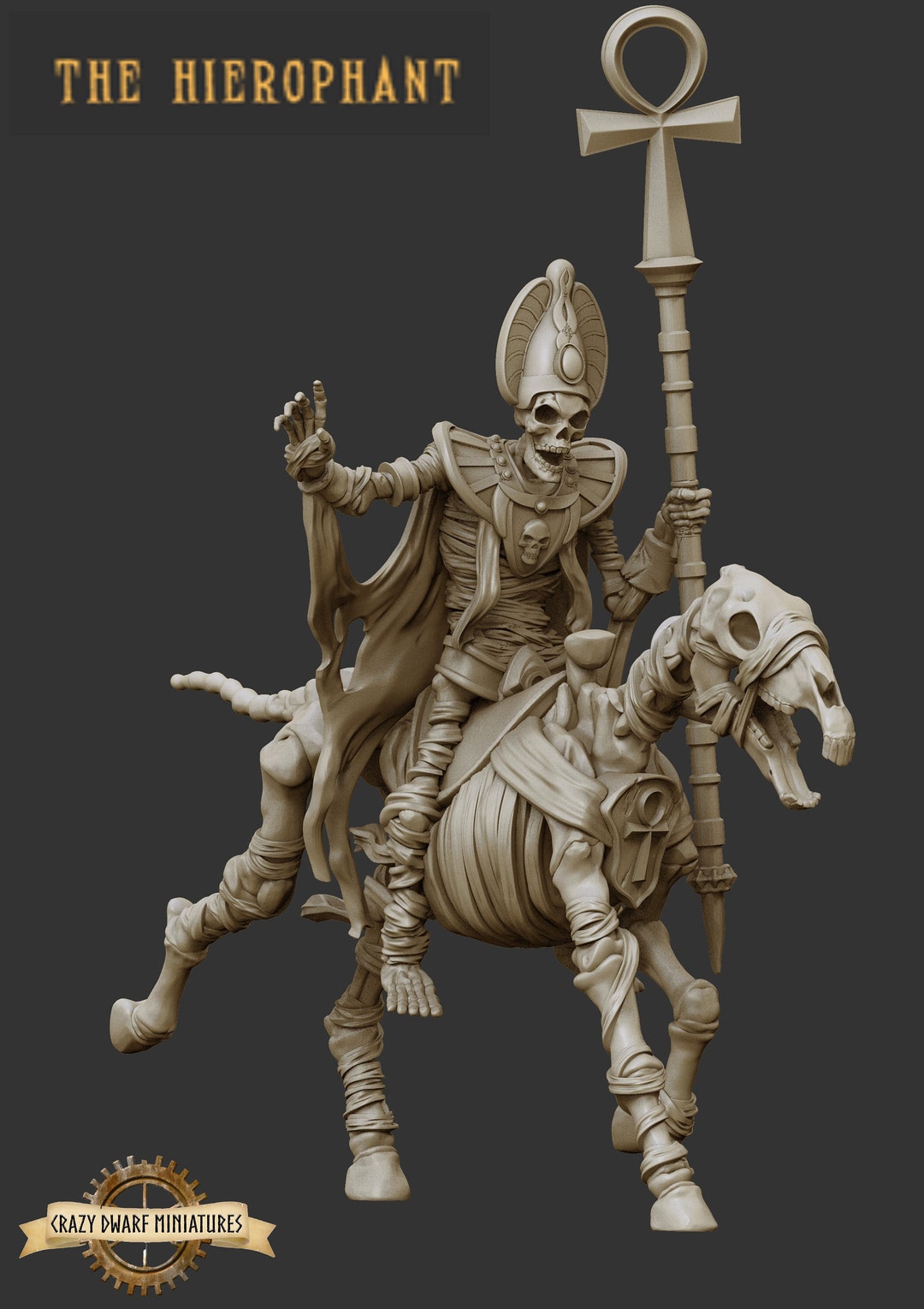Skeleton Priest on Horse - the Hierophant | Pharaohs Legacy | 3D ...