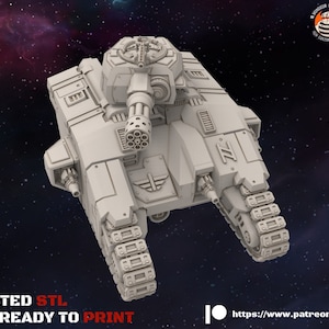 Fenrir Battle Tank | Rundsgaard | 3D Printed Resin Miniature | by ...