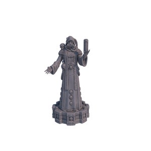 Mech Priest Statue | Sci-fi Terrain | 3D Printed Resin Miniature | by ...