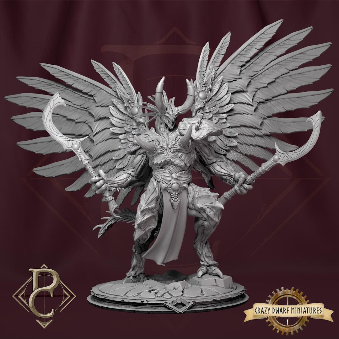 Demon Lord of Fate | Red Prince | Chaos Demons | 3D Printed Resin ...