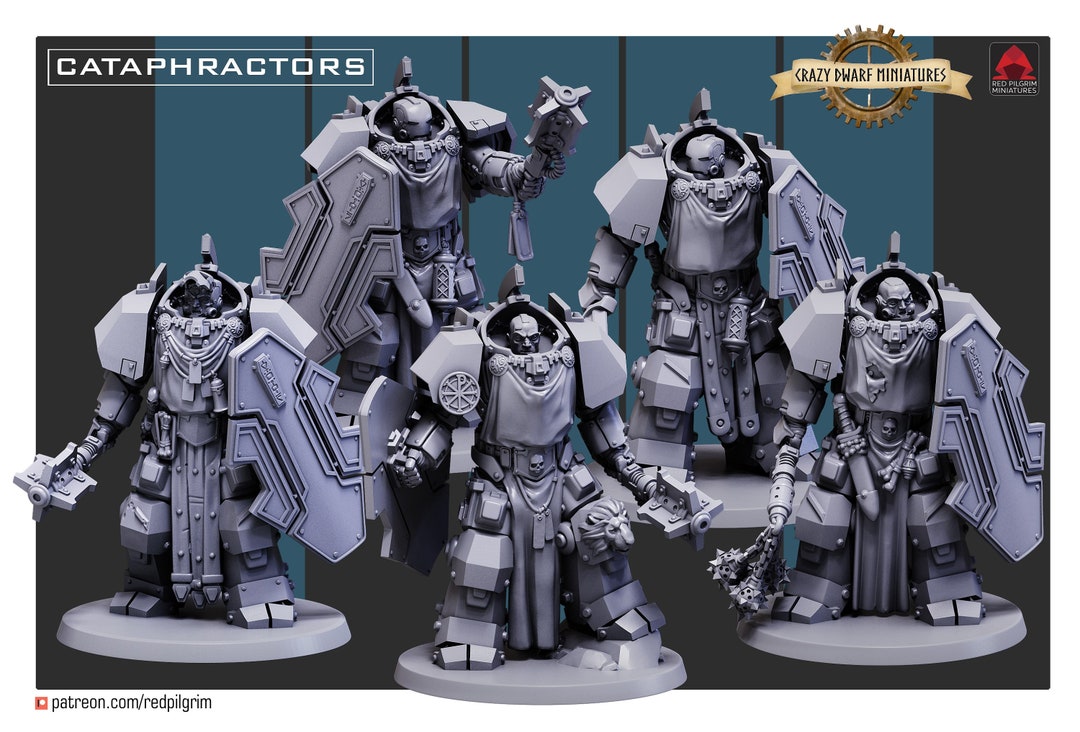 Cataphractors | 3D Printed Resin Miniature | by Red Pilgrim Miniatures ...