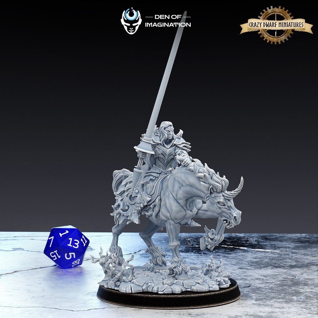 Mounted Vampire Knight | Undead Army | Dungeons and Dragons | 28mm and ...