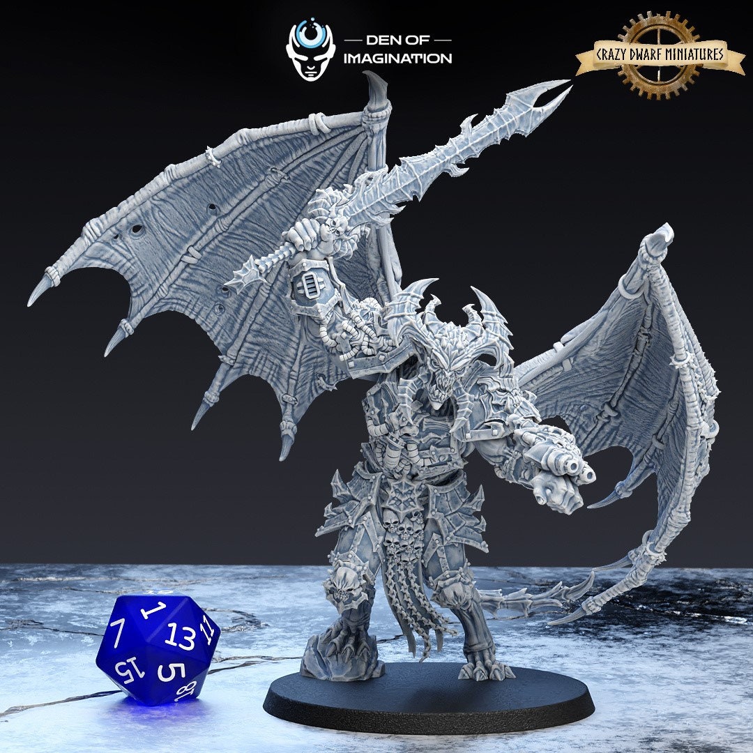 Gladiator Demon Lord | Demon Royalty | 3D Printed Resin Miniature | by ...