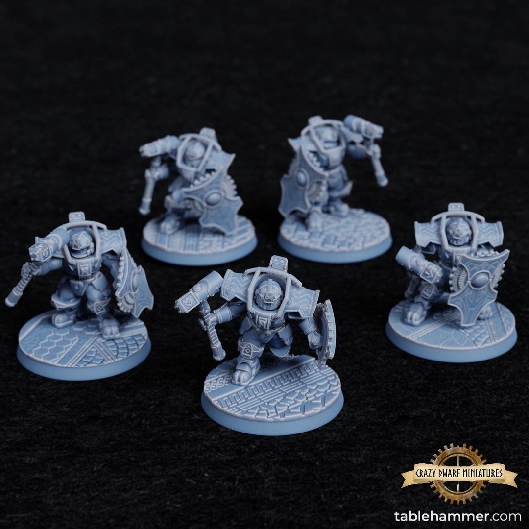 Dwarf Legion Minotaurs | Federation of Tyr | 3D Printed Resin Miniature ...