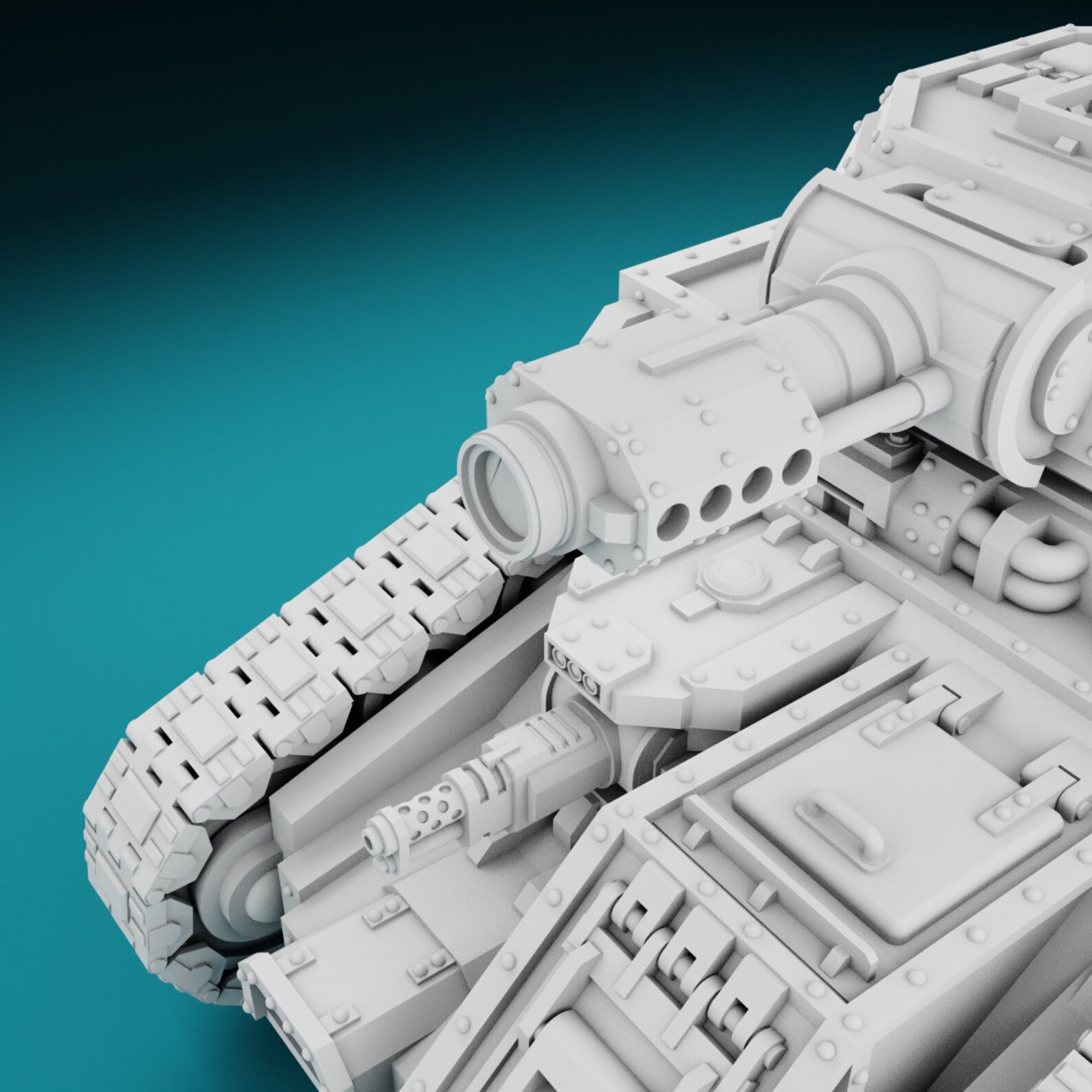 Mortilda (B - Heavy Turret) - Main Battle Tank | 3D Printed Resin ...