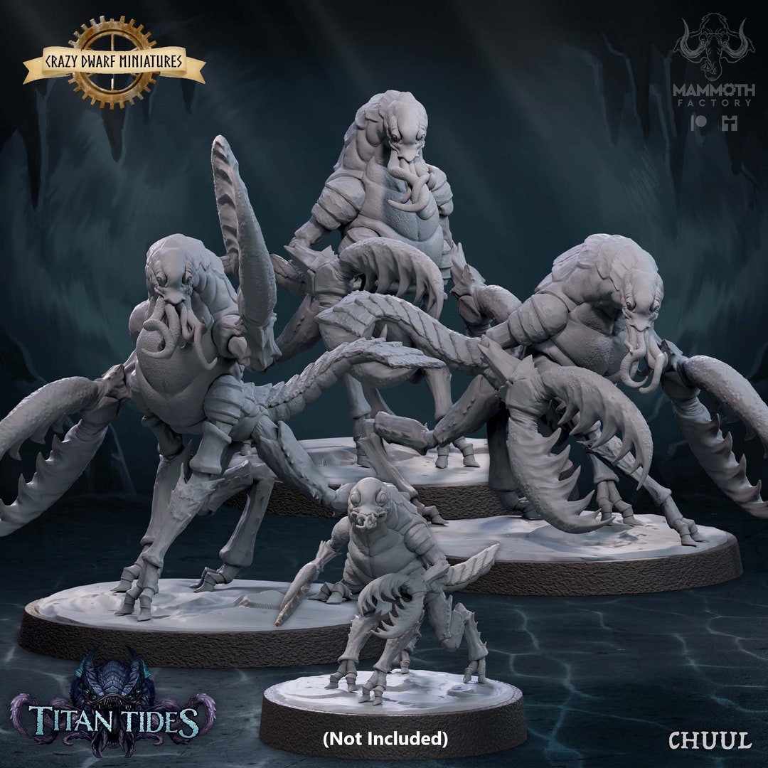 Chuul | Titan Tides | 3D Printed Resin Miniature | by Mammoth Factory ...