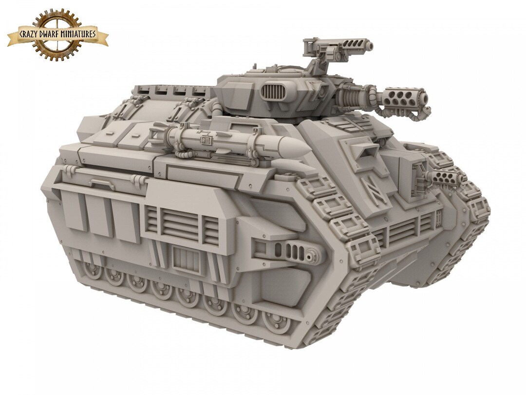 Halogi Flame Assault Tank | Rundsgaard | 3D Printed Resin Miniature ...