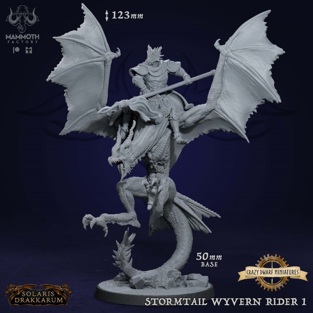 D&D Stormtail Wyvern Riders | Dungeons and Dragons | Stormtail Wyvern ...