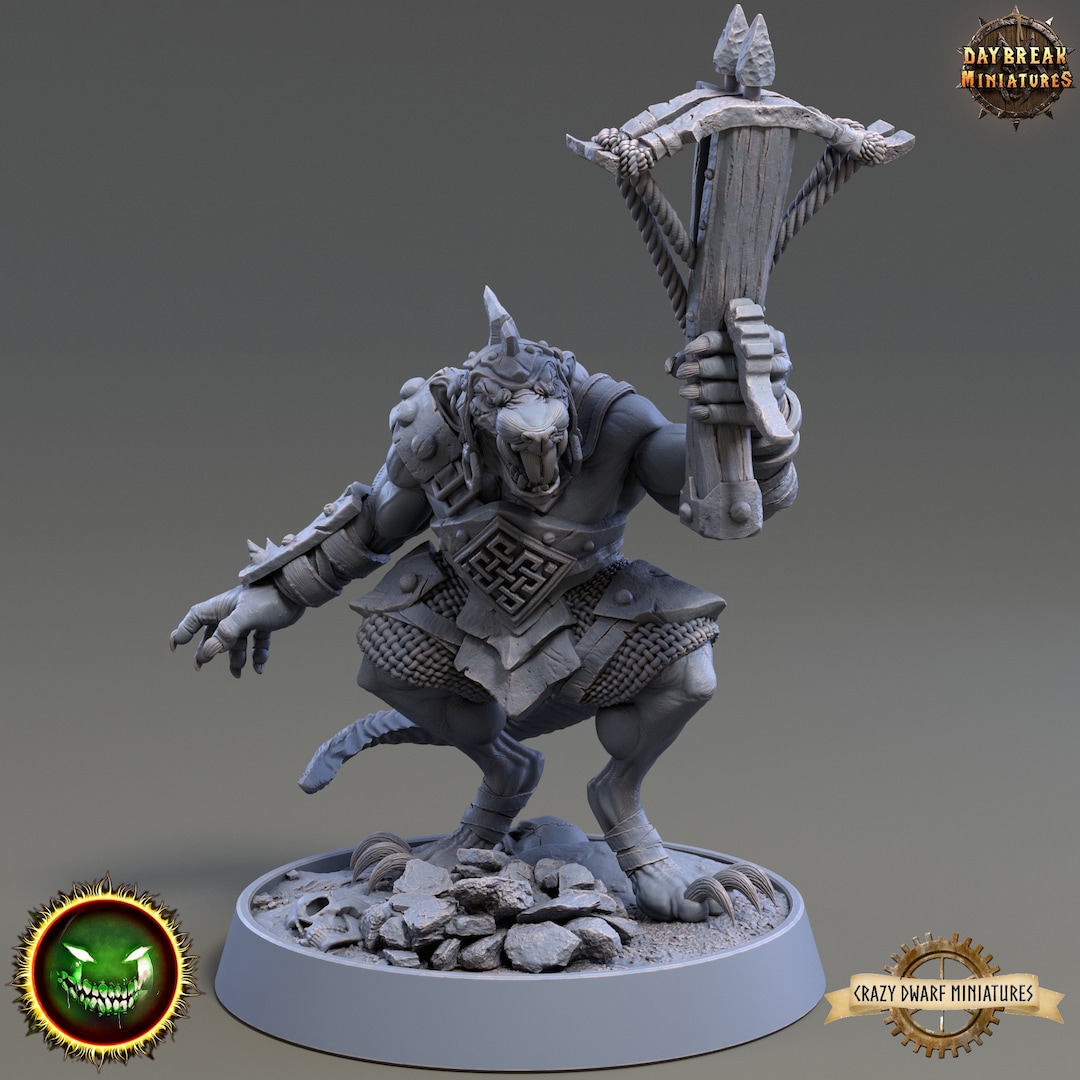 D&D Ratmen Ranger Mika Virula 3D Printed Resin Miniature 32mm by ...