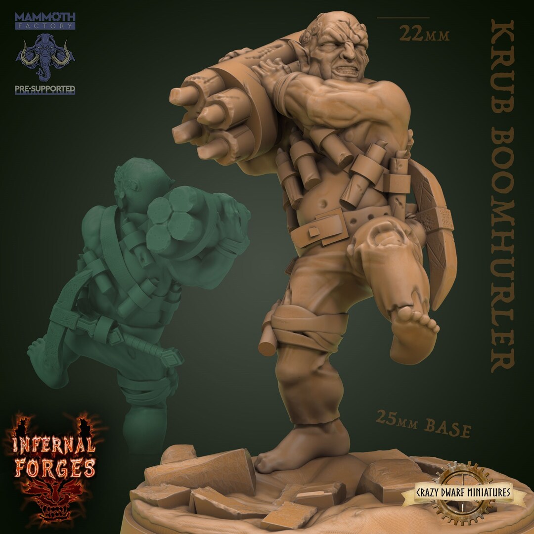 Krub Boomhurler - Gnome Artificer/engineer | the Infernal Forges | 3D ...