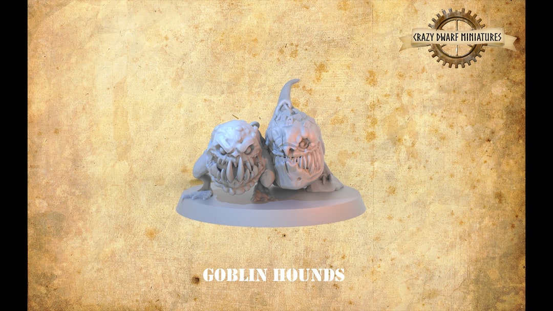 Squig Hounds | Crazy Mushrooms V3.0 | 3D Printed Resin Miniature | 28mm ...