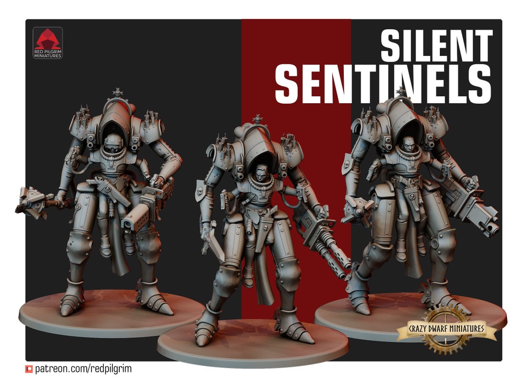 Imperial Silent Sentinels | 3D Printed Resin Miniature | by Red Pilgrim ...