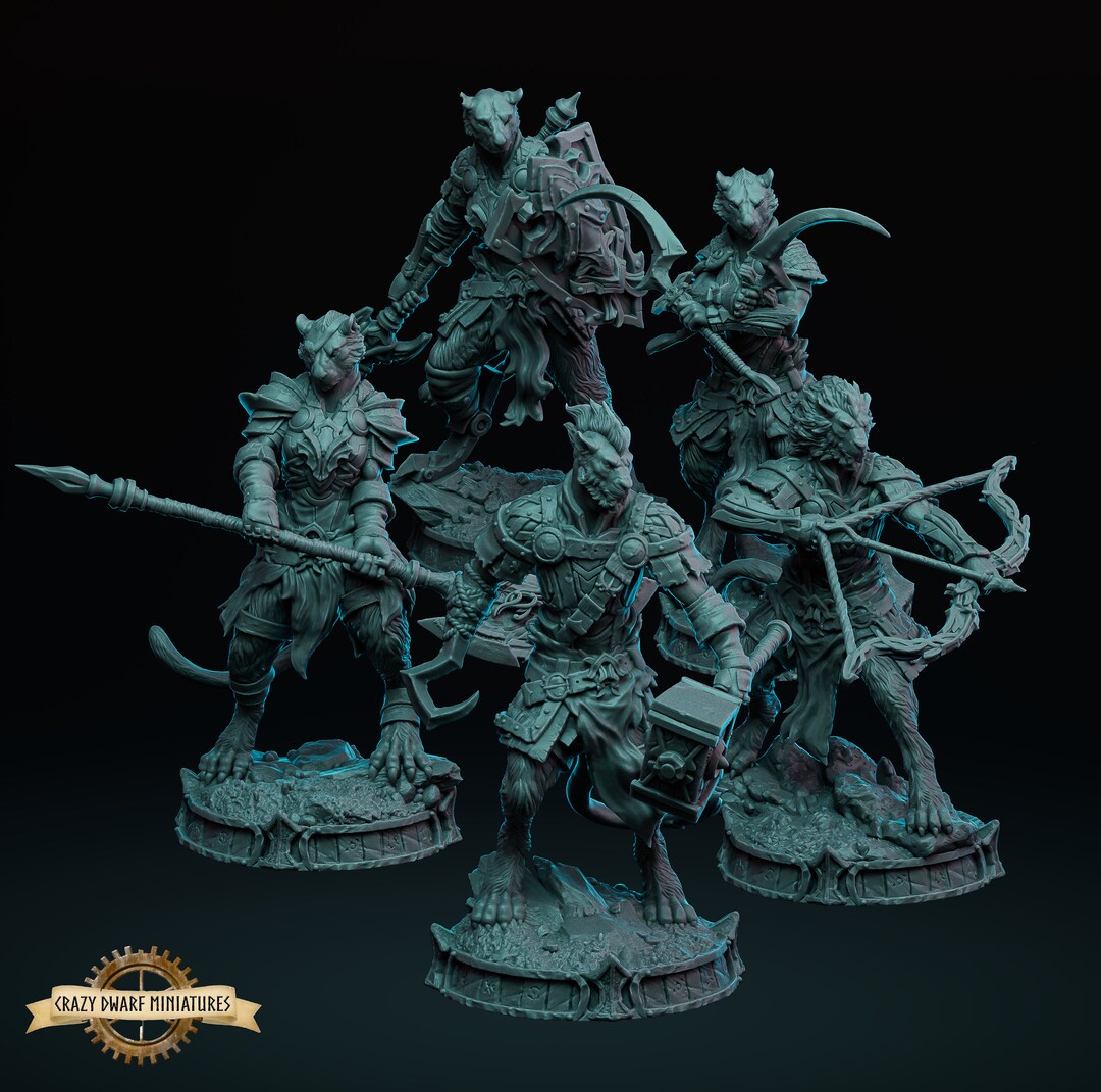 Lionhorde Foot Soldiers | Beast Men Soldiers | Dungeons and Dragons ...