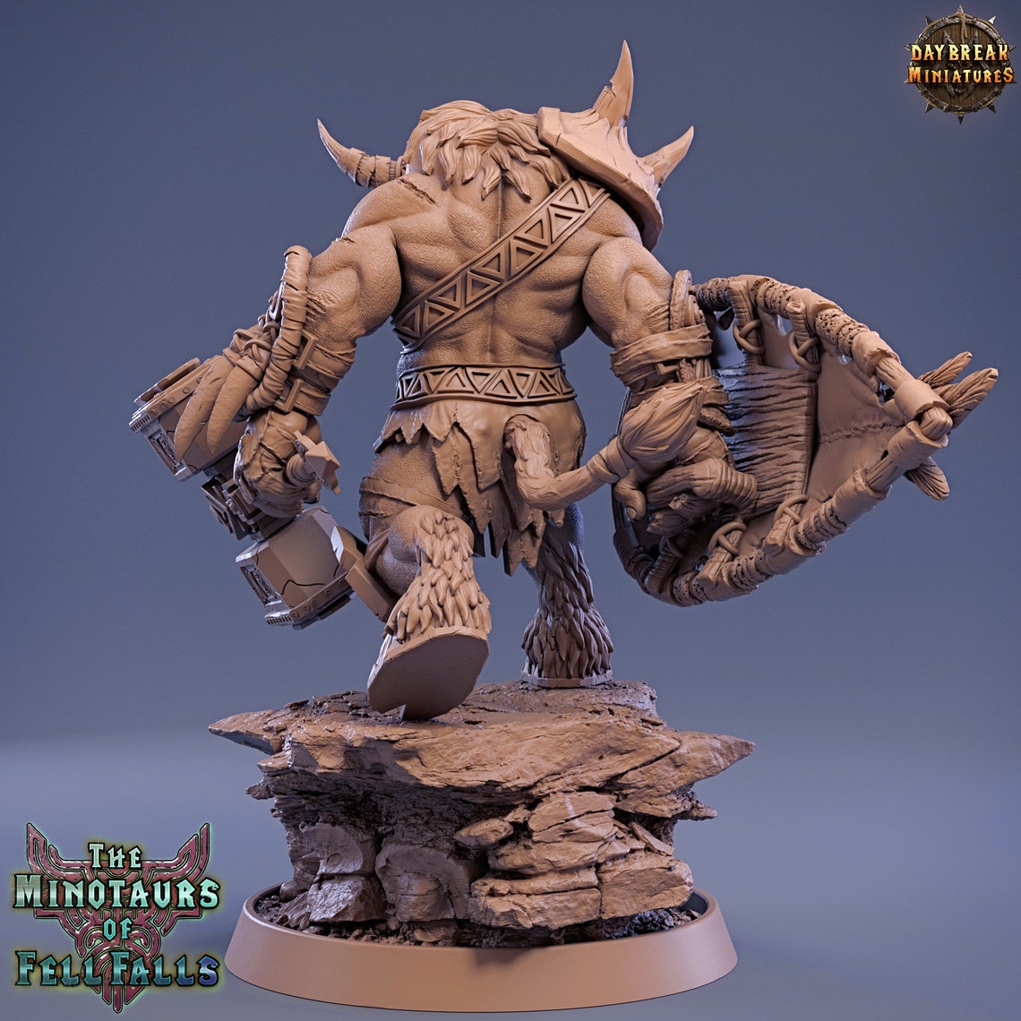Dandd Minotaur Paladincleric Dargo Foul 3d Printed Resin Etsy