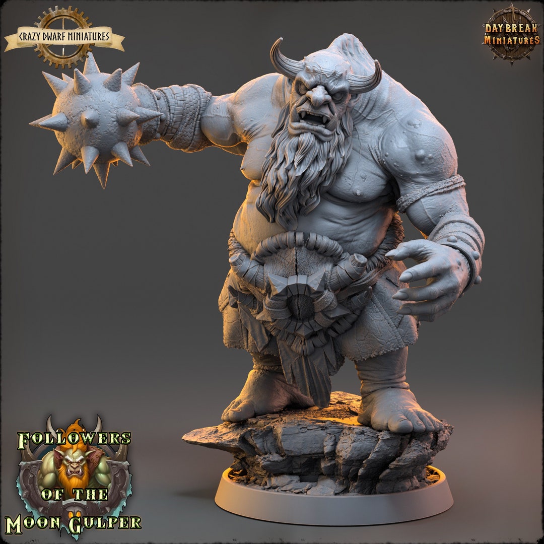 D&D Ogre Barbarian | Dungeons and Dragons Monster | Golan Headgonk ...