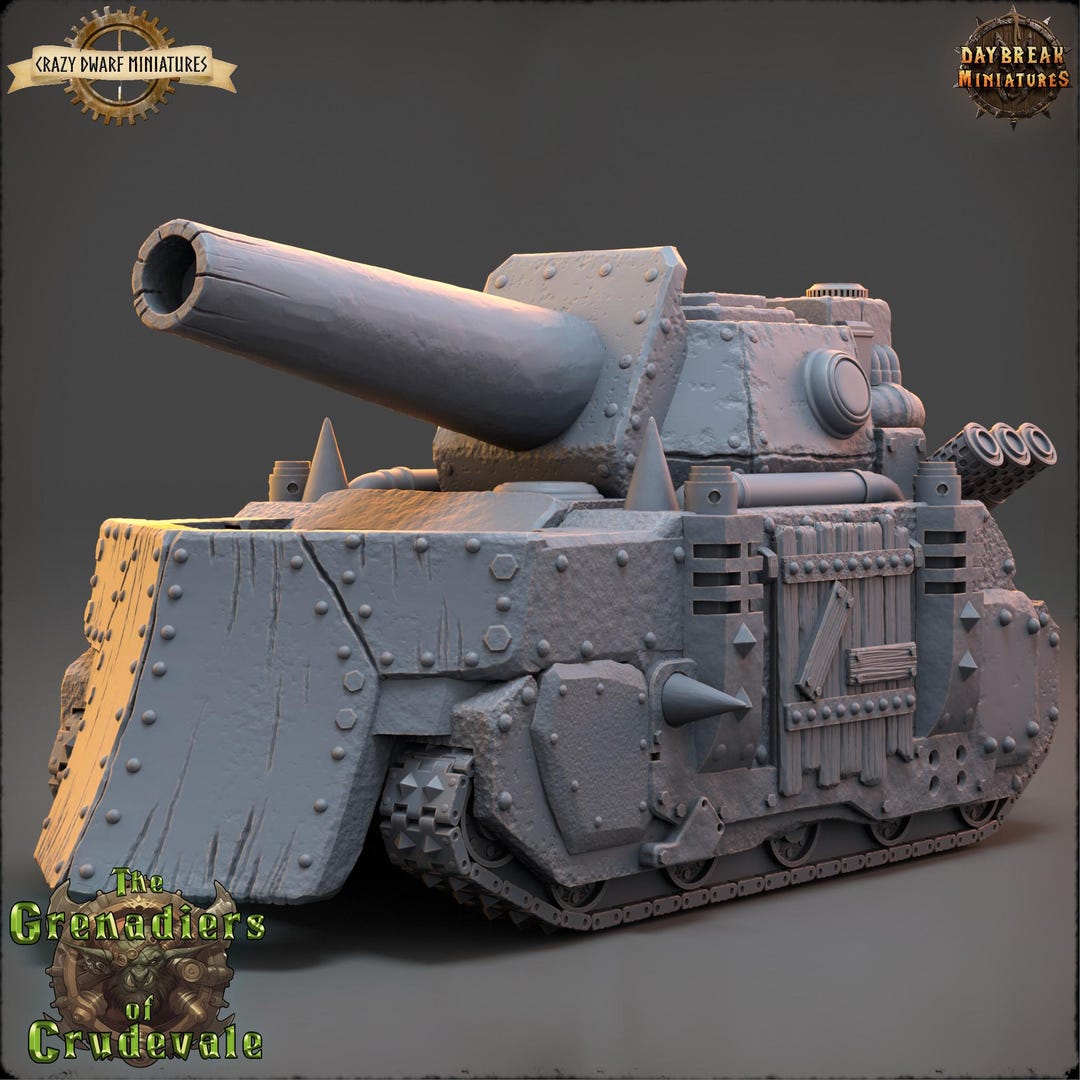 D&D Dark Goblin Tank Calamity Tank Mark II 3D Printed Resin Miniature ...