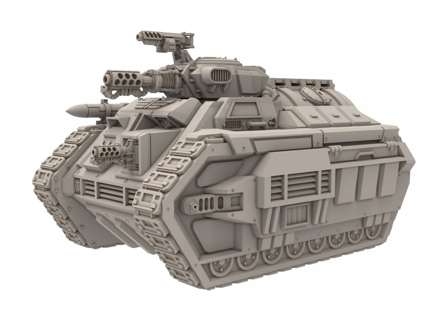 Halogi Flame Assault Tank | Rundsgaard | 3D Printed Resin Miniature ...