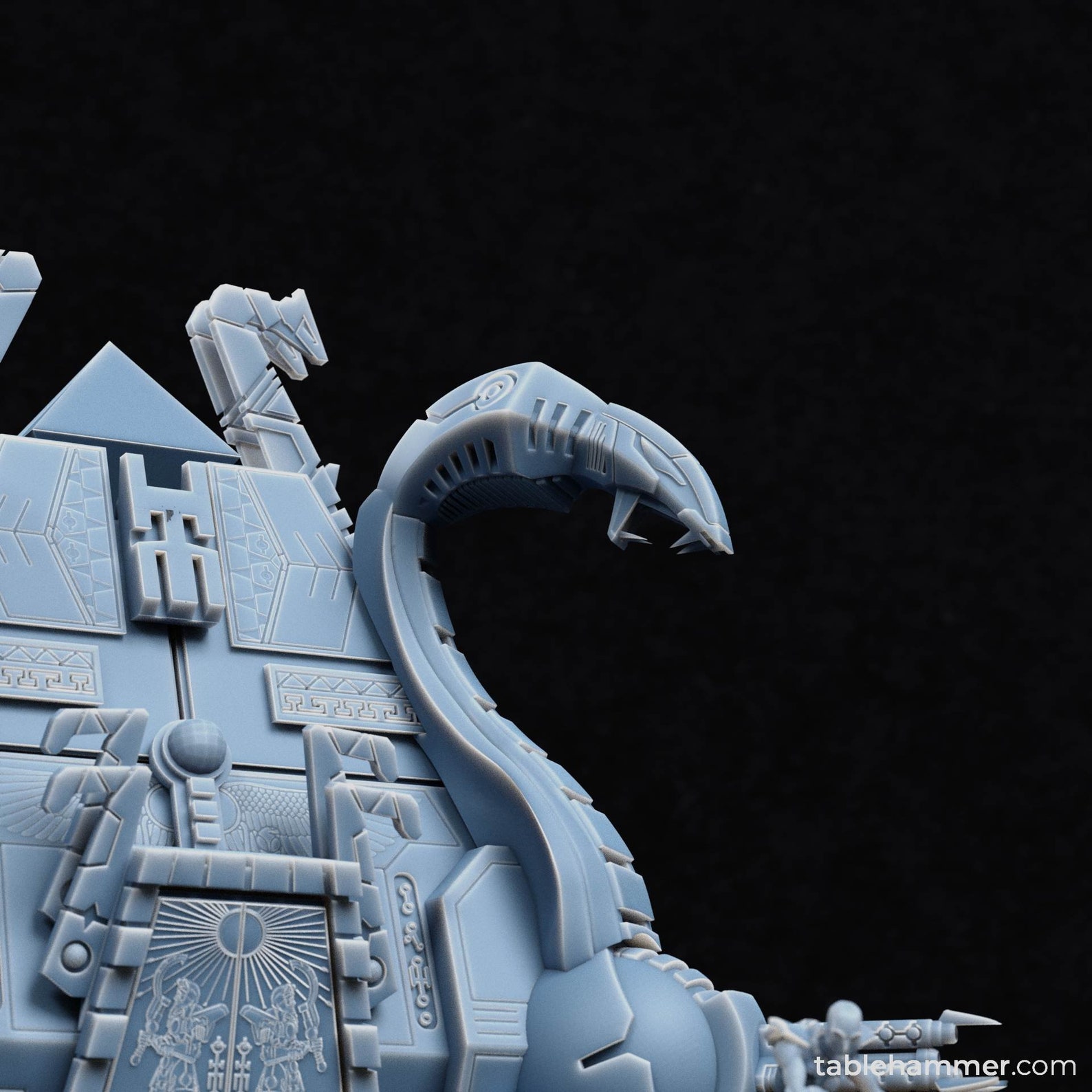 Uraeus Temple | Necroyd | 3D Printed Resin Miniature | by Tablehammer ...