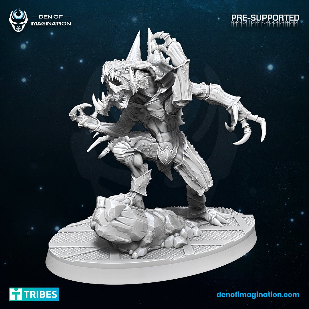 Hive Abductor Prime | Alien Hive Kelth | 3D Printed Resin Miniature ...