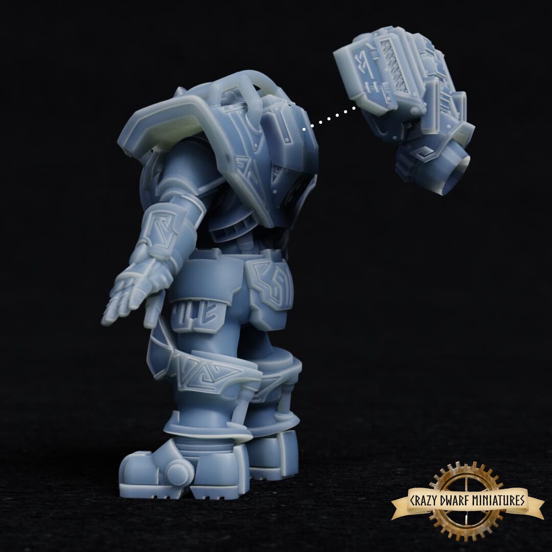 Dwarf Legion Minotaurs - Jetpack Upgrades | Federation of Tyr | 3D ...