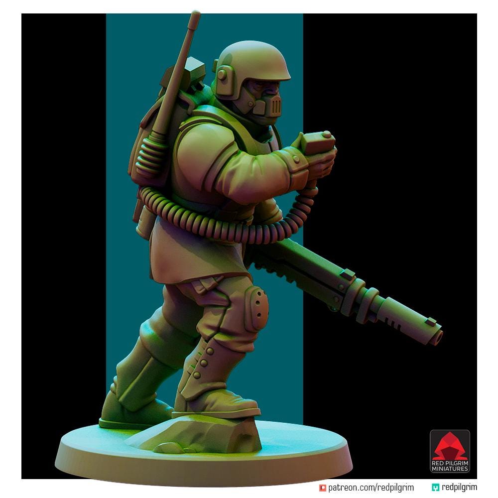 Shock Troopers Reinforcement Squad | Imperial Empire | Resin Miniatures ...