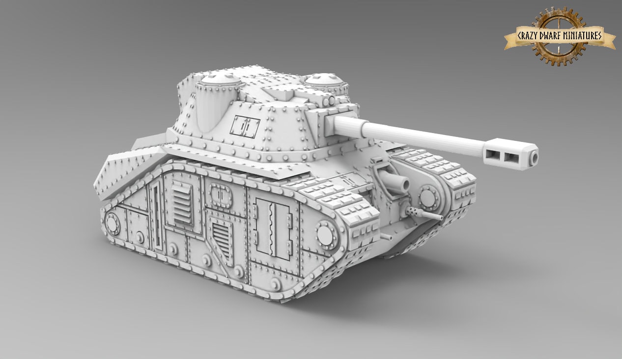 Mk5-1c Bloodhound 3D Printed Resin Miniature by Anthony - Etsy UK