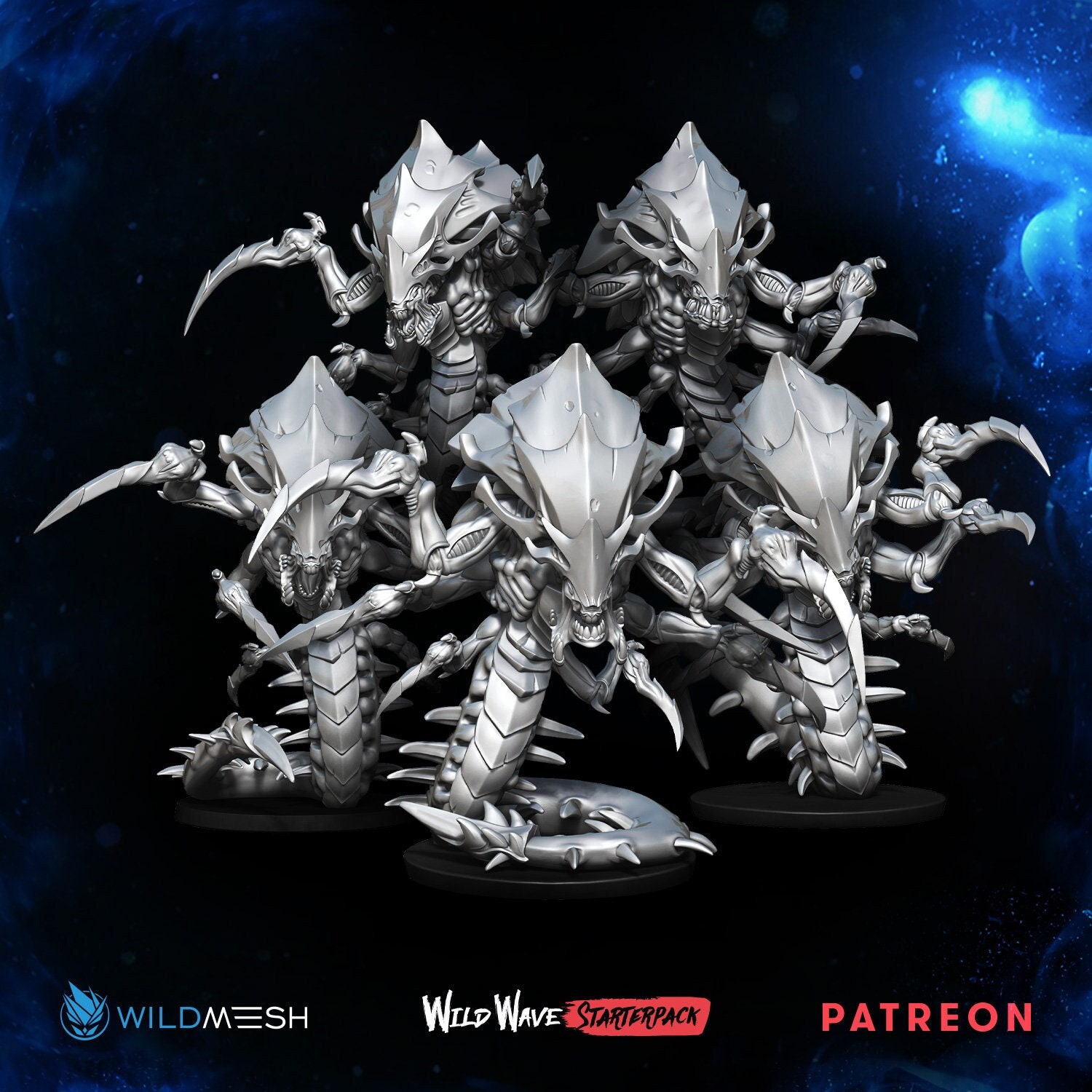 Hive Reavers Alien Hive 3D Printed Resin Miniature by - Etsy