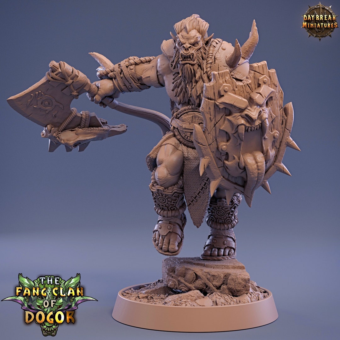 D&D Bugbear Fighter/paladin | Oista Hung | 3D Printed Resin Miniature ...