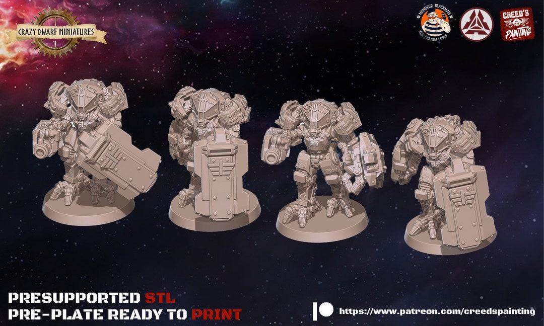 Exo-harness Orcus | Rundsgaard | 3D Printed Resin Miniature | by ...