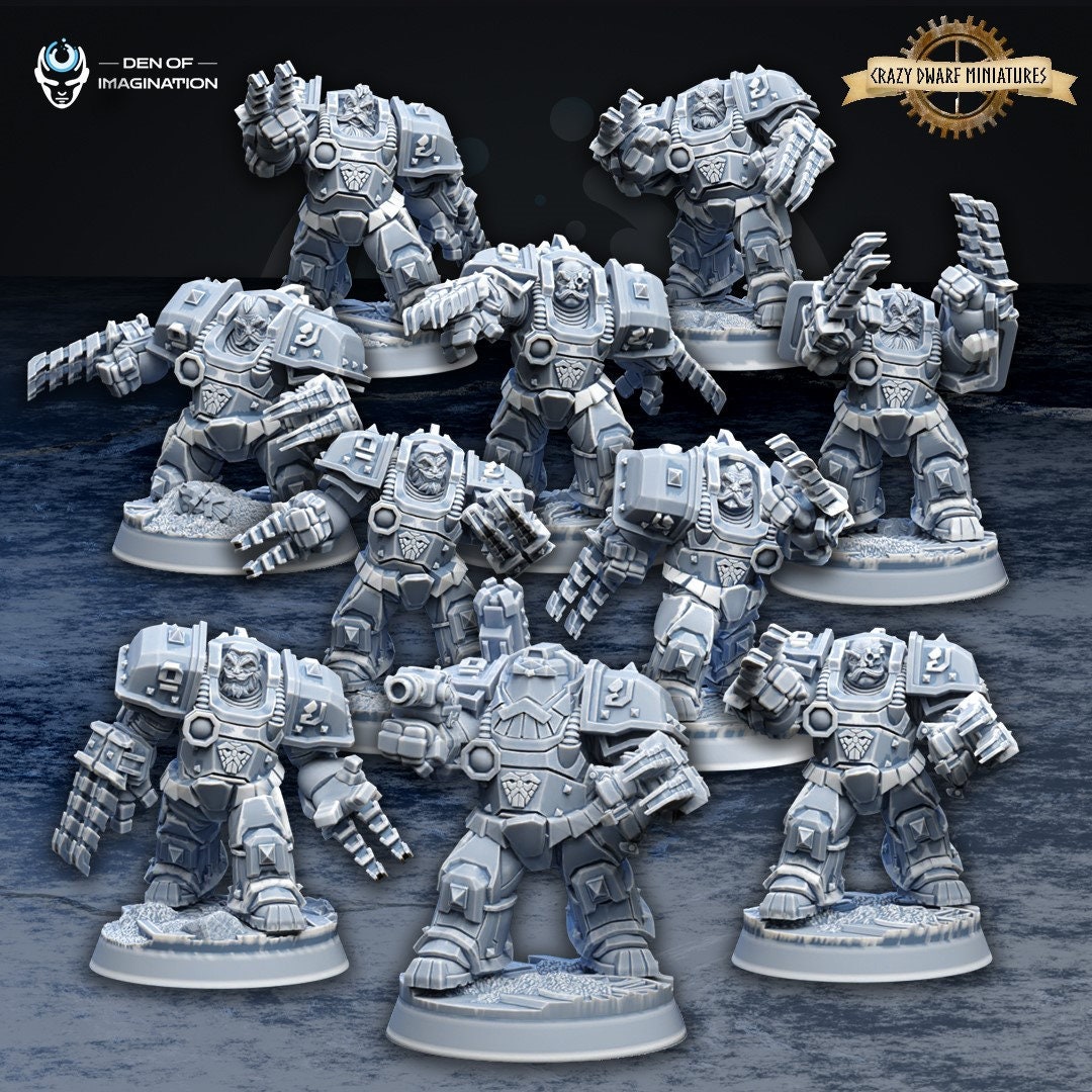 Iron Moles | Khazaroth Empire | 3D Printed Resin Miniature | by Den of ...