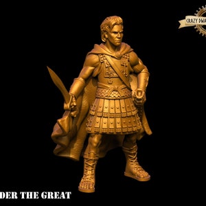Human Fighter/king | Alexander the Great - Kings & Heroes | 3D Printed ...