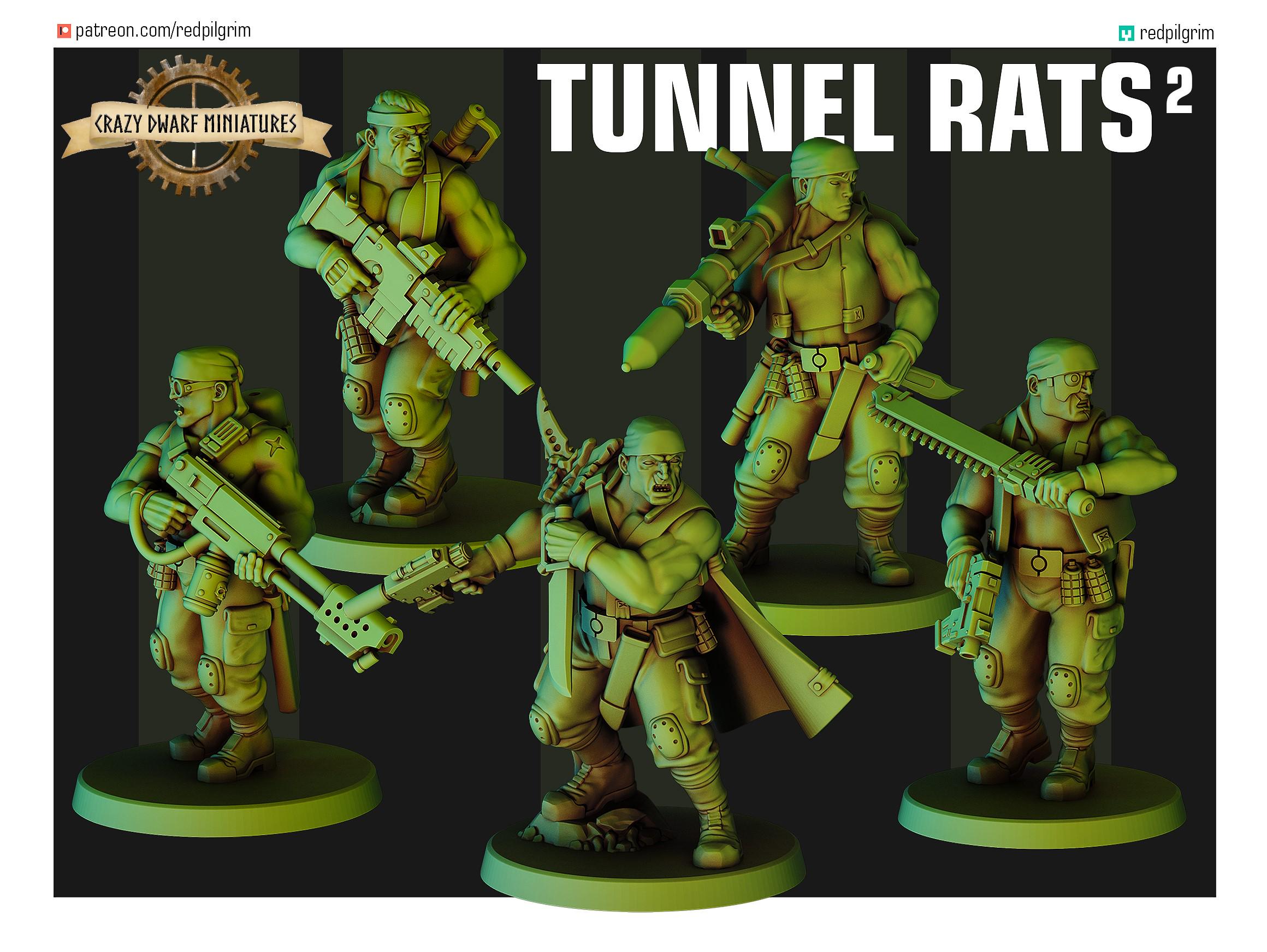 Imperial Jungle Fighters | Bug Hunters V.2 | 3D Printed Resin Miniature ...
