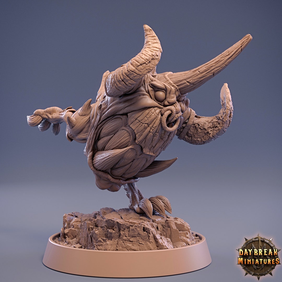 D&D Cave Squig B 3D Printed Resin Miniature 32mm by Daybreak Miniatures ...