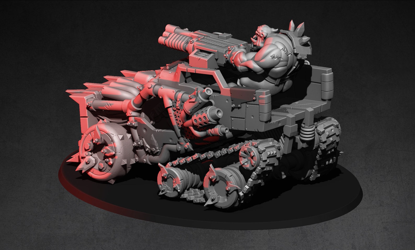 Dakka Machine Ork Dragster Buggy 3D Printed Resin - Etsy